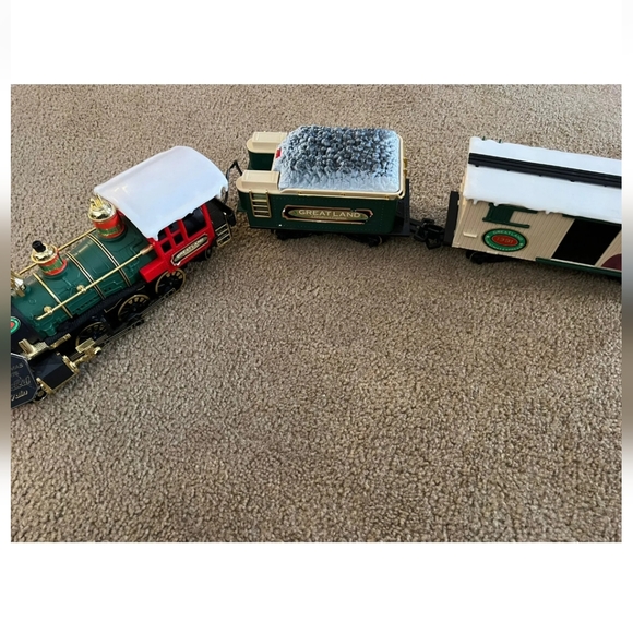 New Bright | Holiday | Vintage 991 Greatland Express Train Set 3pc ...